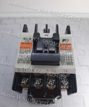 Jual Magnetic Contactor SC-0 Fuji Electric- kioslistrik