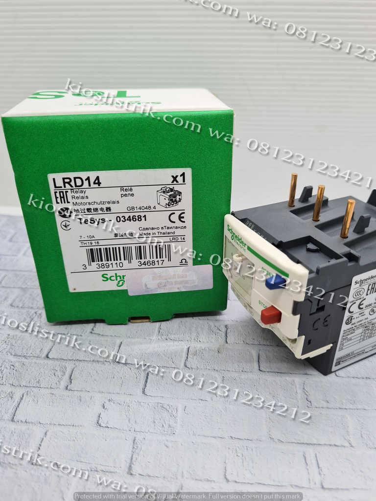 Thermal Overload Relay LRD14 Schneider- kioslistrik