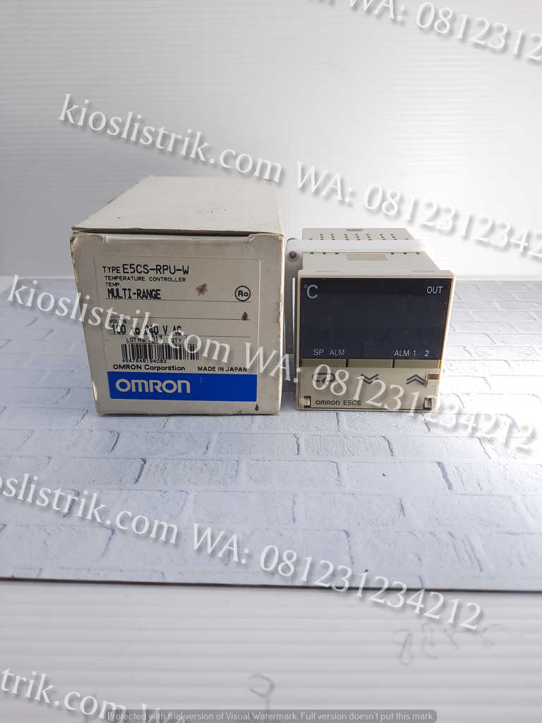 Temperature Controller E5CS-RPU-W Omron - kioslistrik