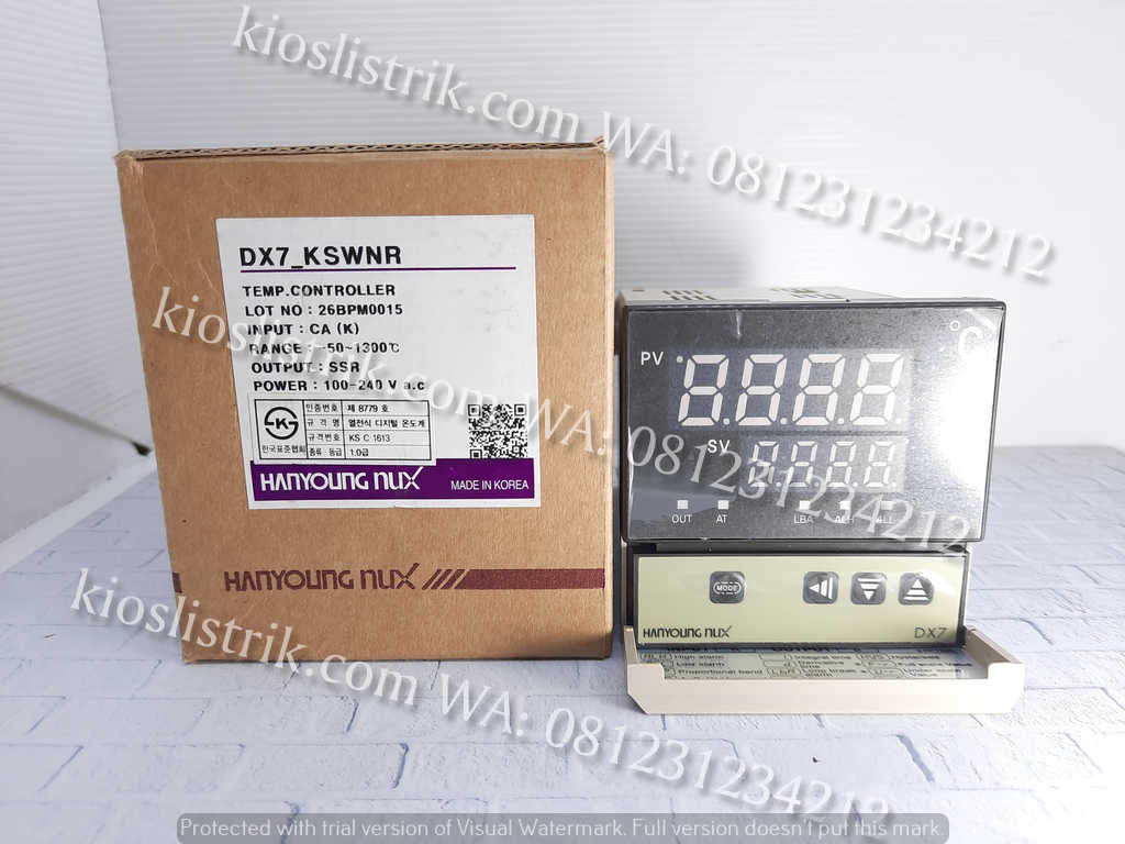 Temperature Controller Hanyoung DX7-KSWNR - kioslistrik
