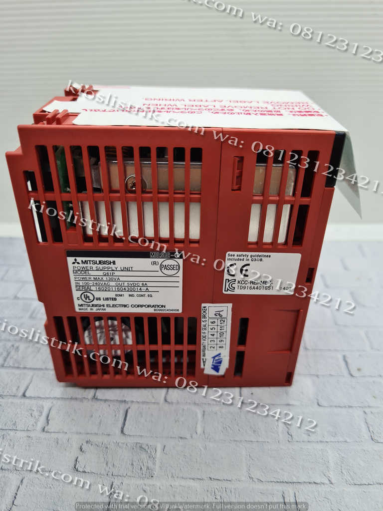 JUAL PLC MITSUBISHI - PLC Q61P MITSUBISHI- kioslistrik
