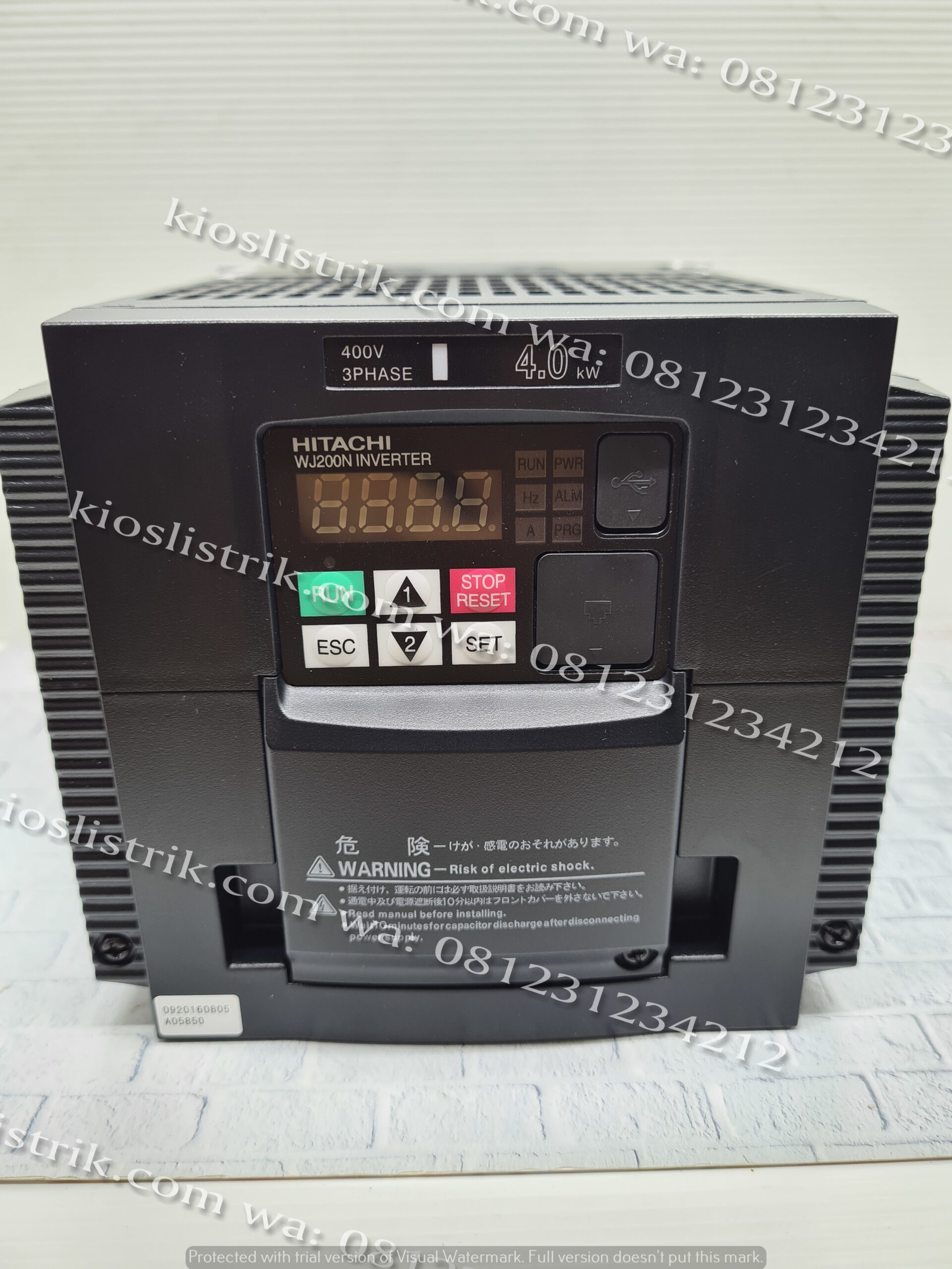 Inverter Hitachi - Inverter WJ200N-040HFC Hitachi
