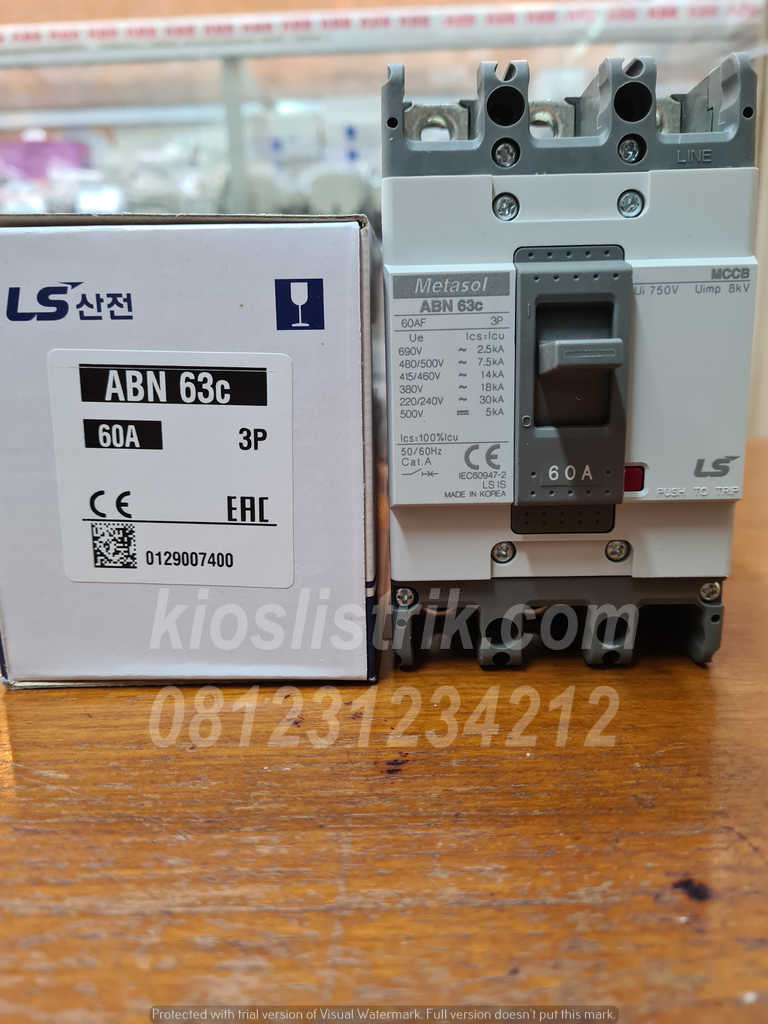 JUAL MCCB ABN 63c LS - kioslistrik