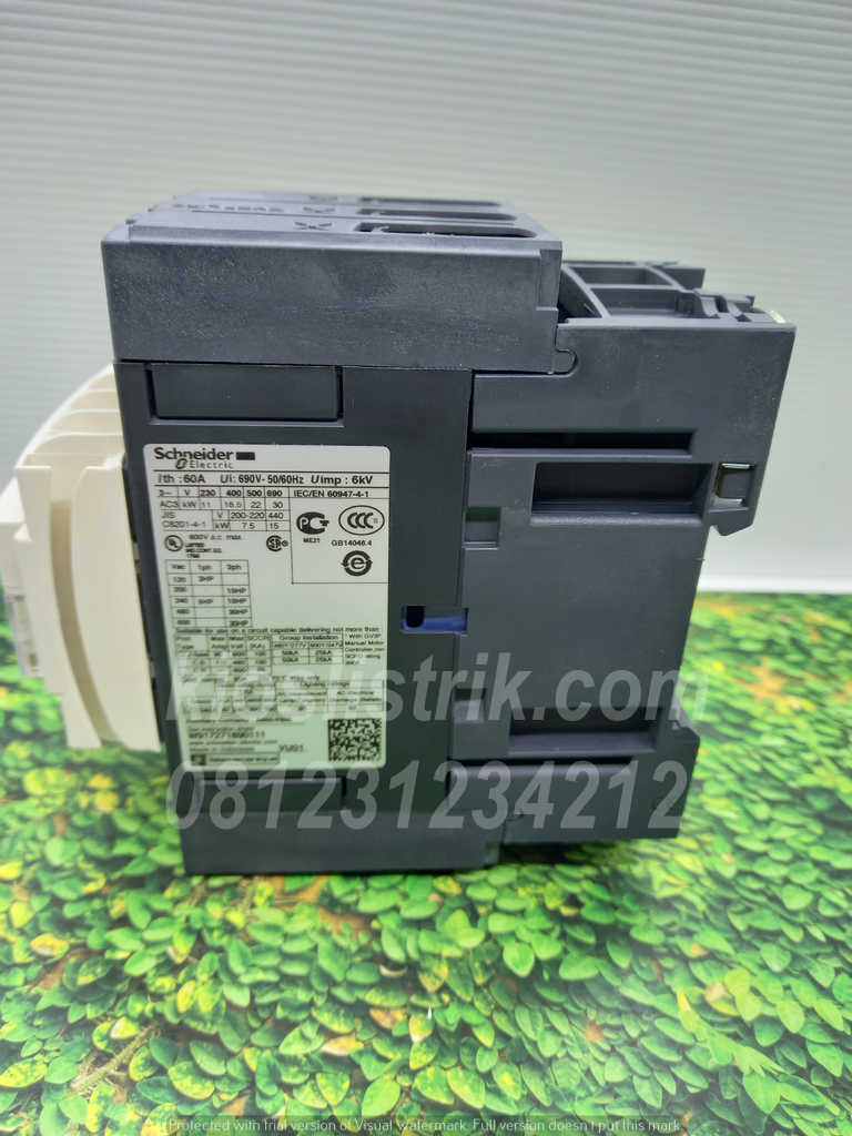 LC1D40AM7 SCHNEIDER - CONTACTOR SCHNEIDER LC1D40AM7 60A