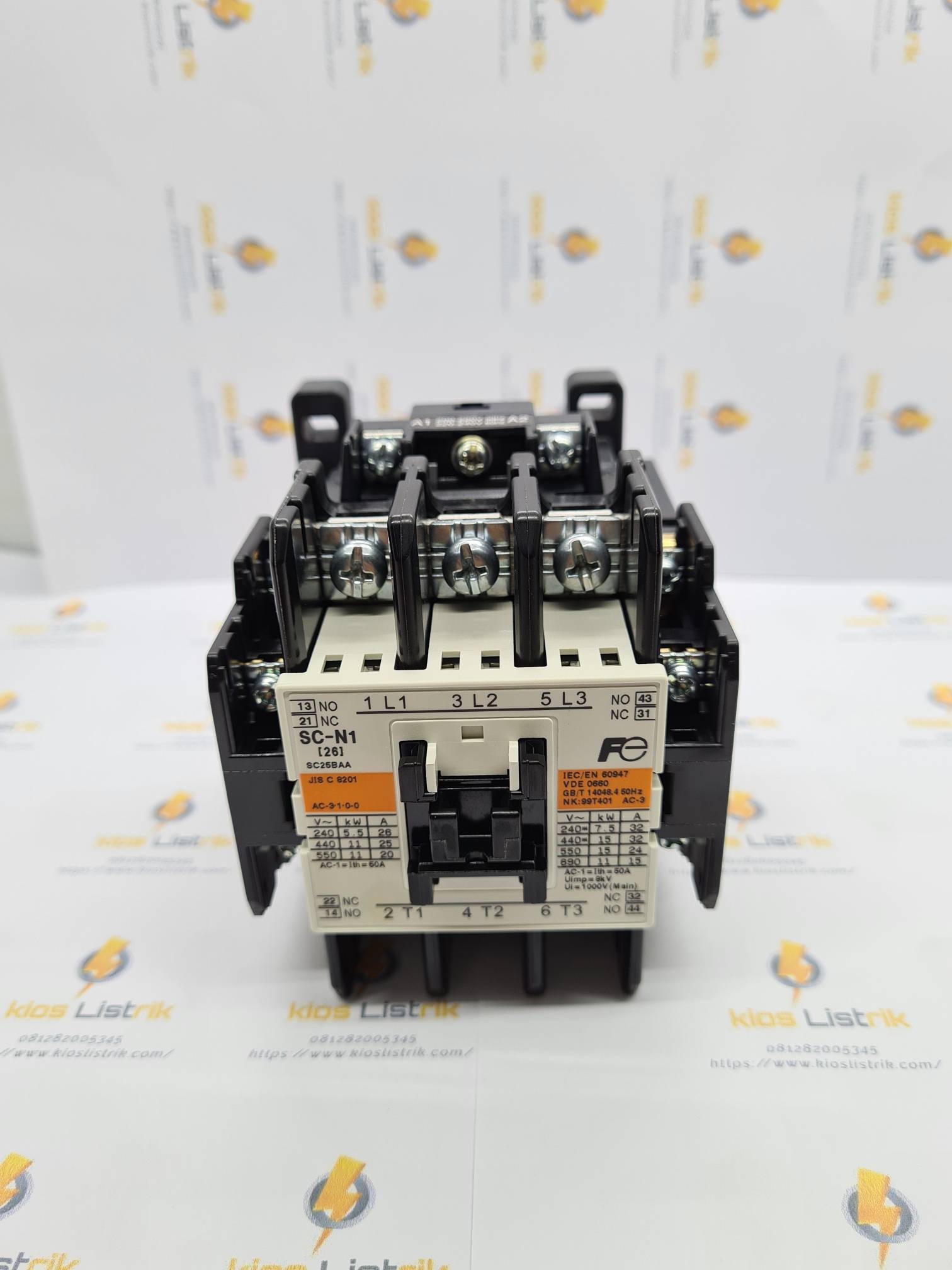 SC-N1 220V Magnetic Contactor SC-N1 3P 50A 220V- kioslistrik