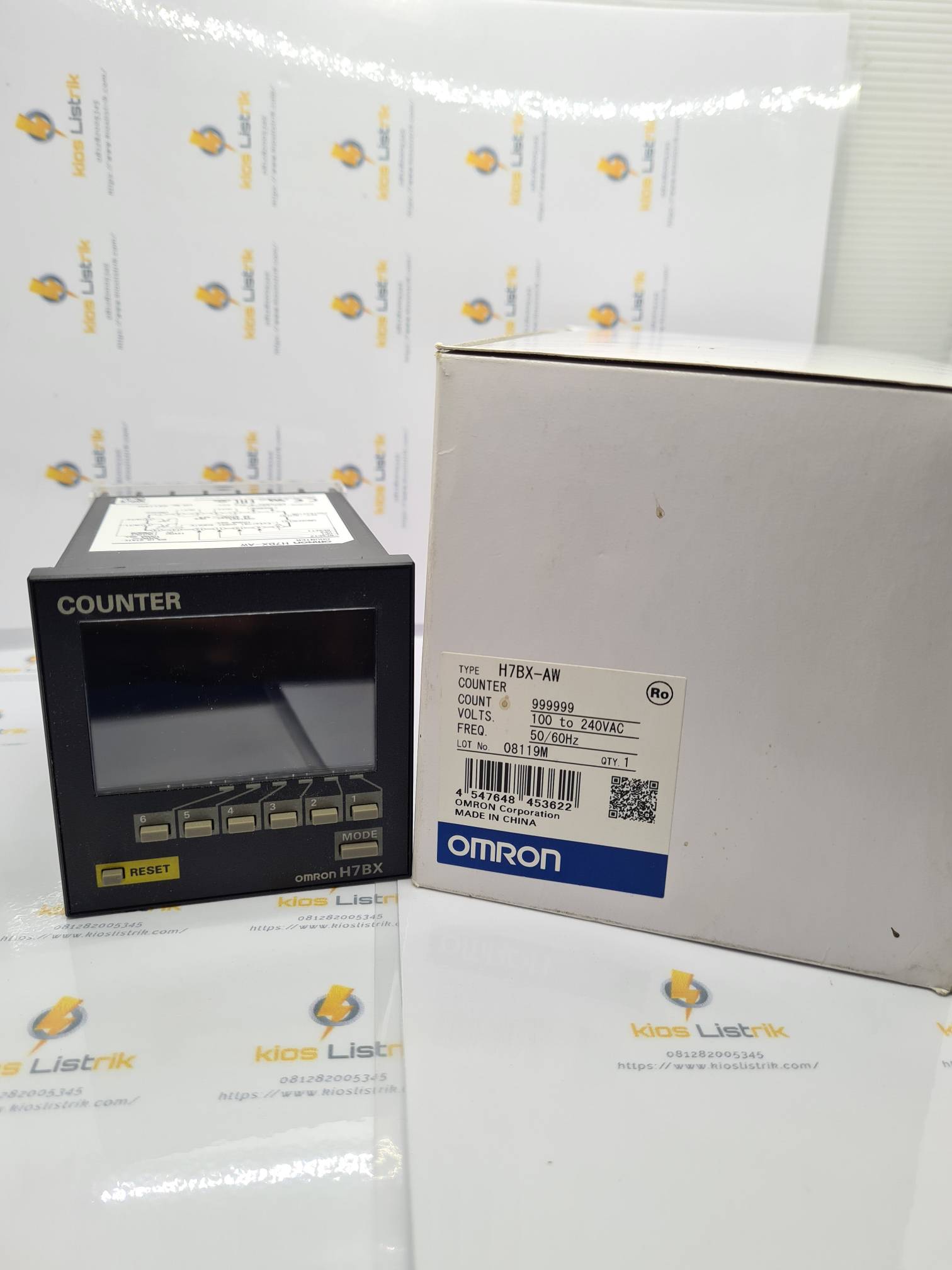 Counter Omron H7BX- AW 240 Vac - kioslistrik