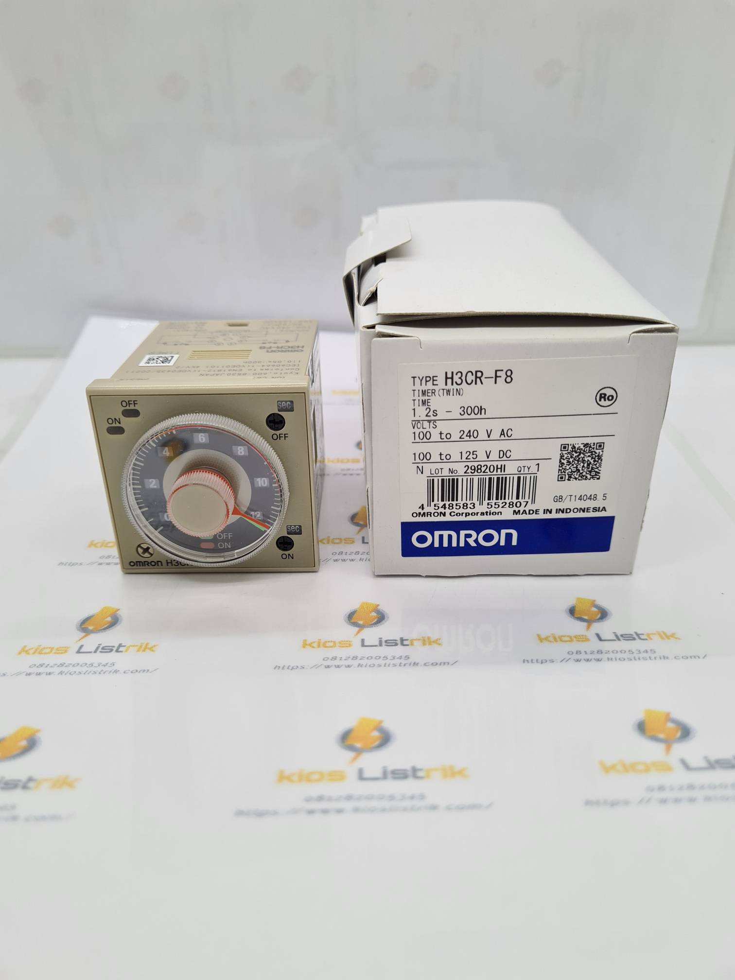 TIMER H3CR-F8 OMRON TIMER OMRON H3CR-F8 220V - kioslistrik
