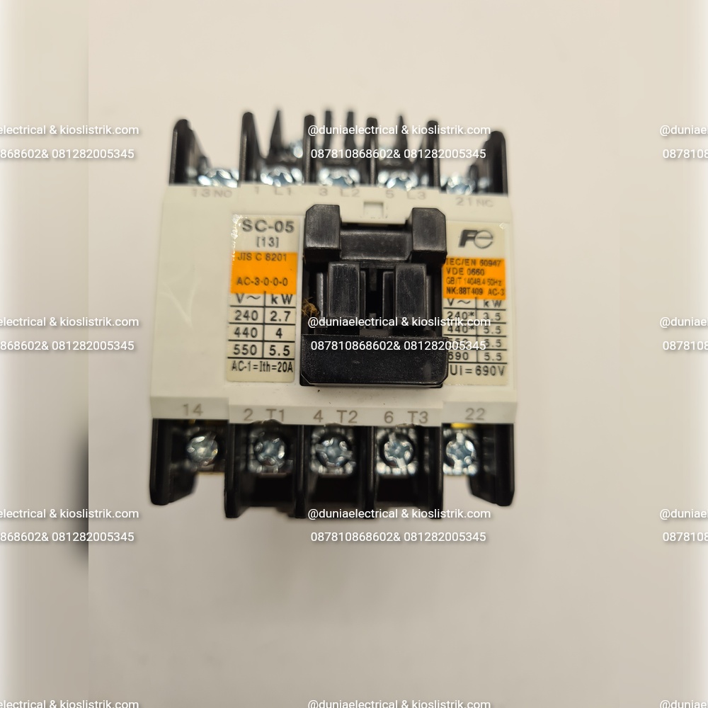 Fuji Contactor - Contactor SC-05 Fuji 220V - kioslistrik
