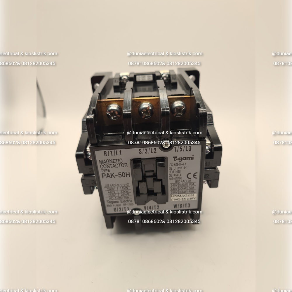 Kios Listrik Contactor - Magnetic Contactor PAK-50H Togami