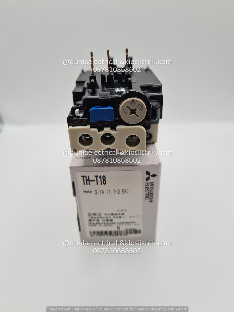 Overload Relay TH-T18 Mitsubishi 2.1A - kioslistrik