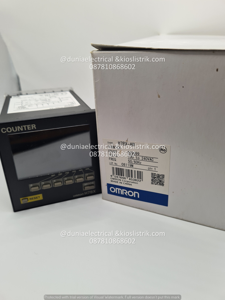 H7BX-AW Counter Digital H7BX-AW Omron 220 Vac - kioslistrik