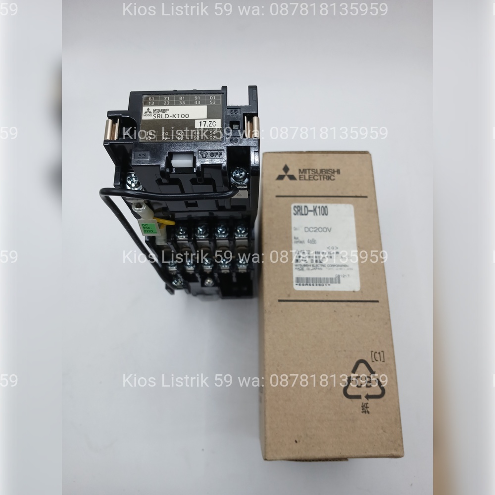 Magnetic Contactor DC SRLD-K100 Mitsubishi - kioslistrik